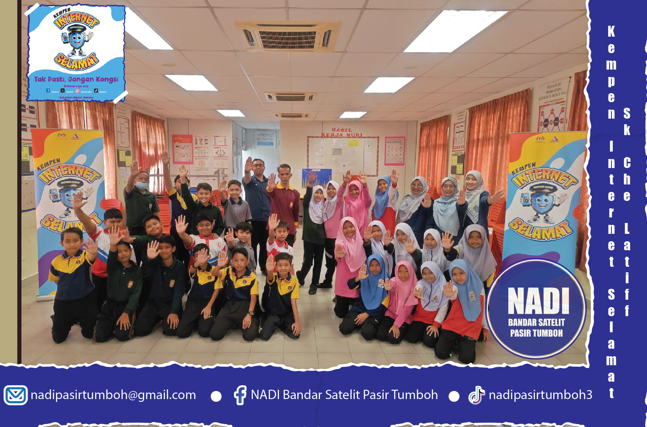 Kempen Internet Selamat (KIS) di SK Che Latiff.